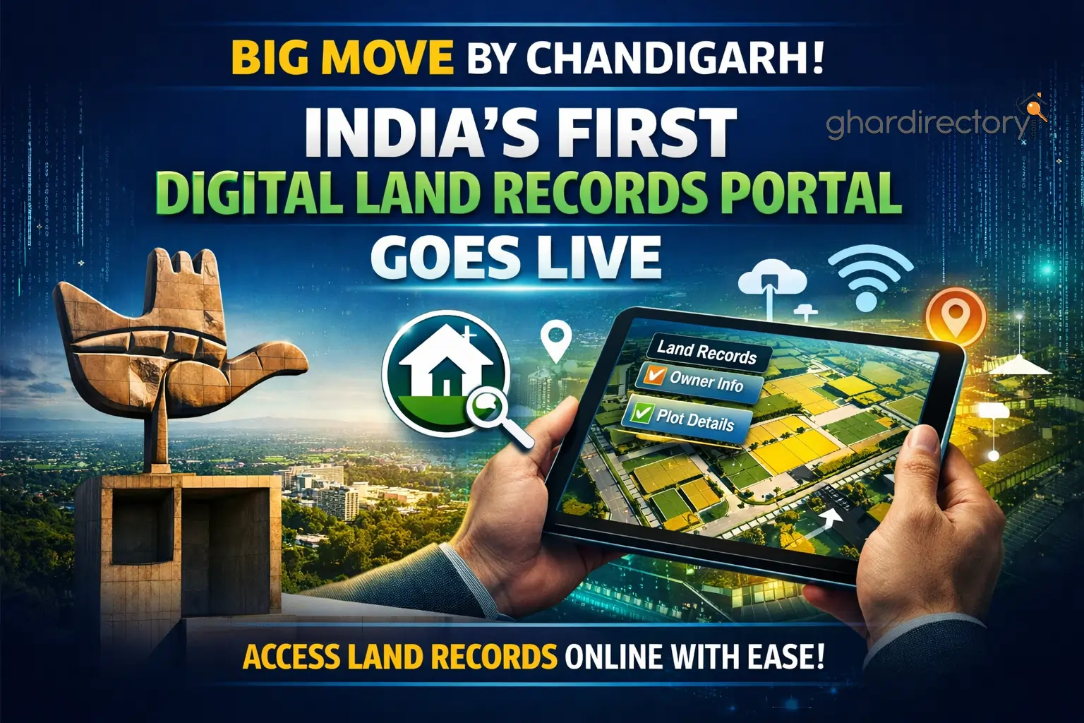 Big Move by Chandigarh: India’s First Digital Land Records Portal Goes Live