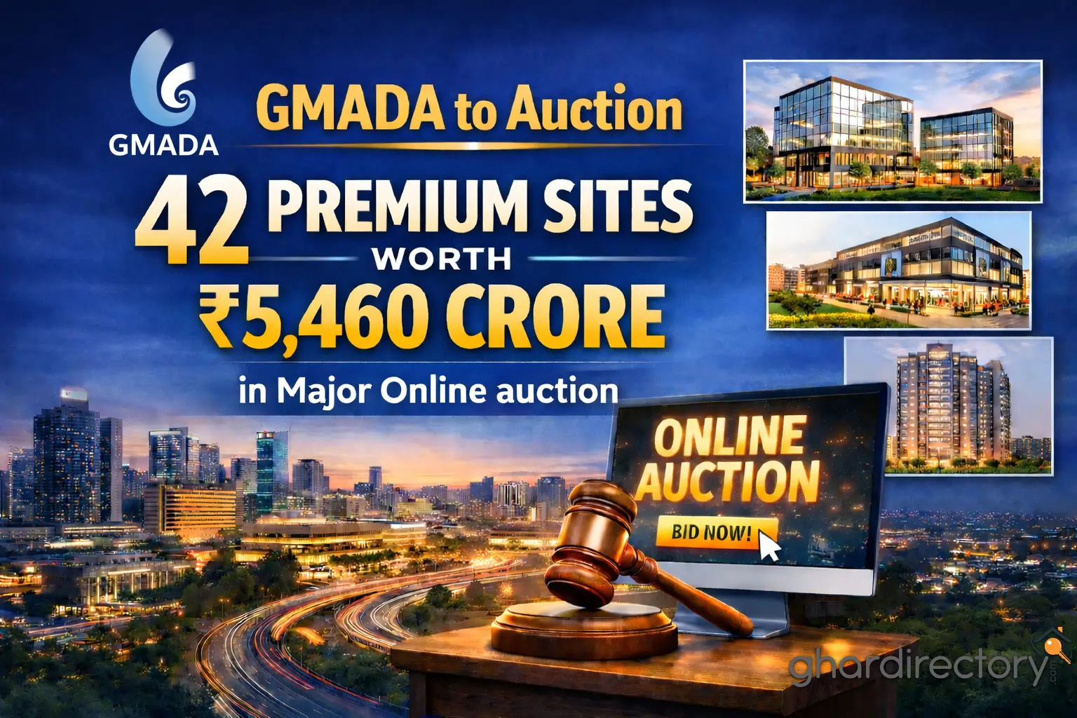 GMADA to Auction 42 Premium Sites Worth ₹5,460 Crore in Major Online ...