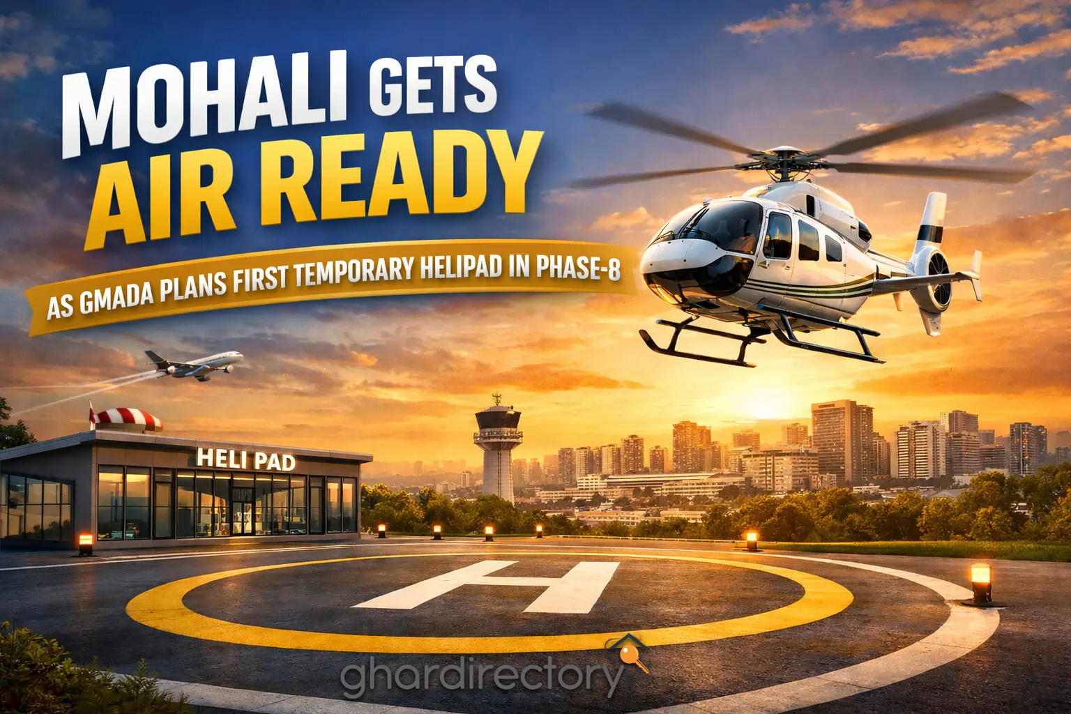 Mohali Gets Air Ready as GMADA Plans First Temporary Helipad in Phase 8