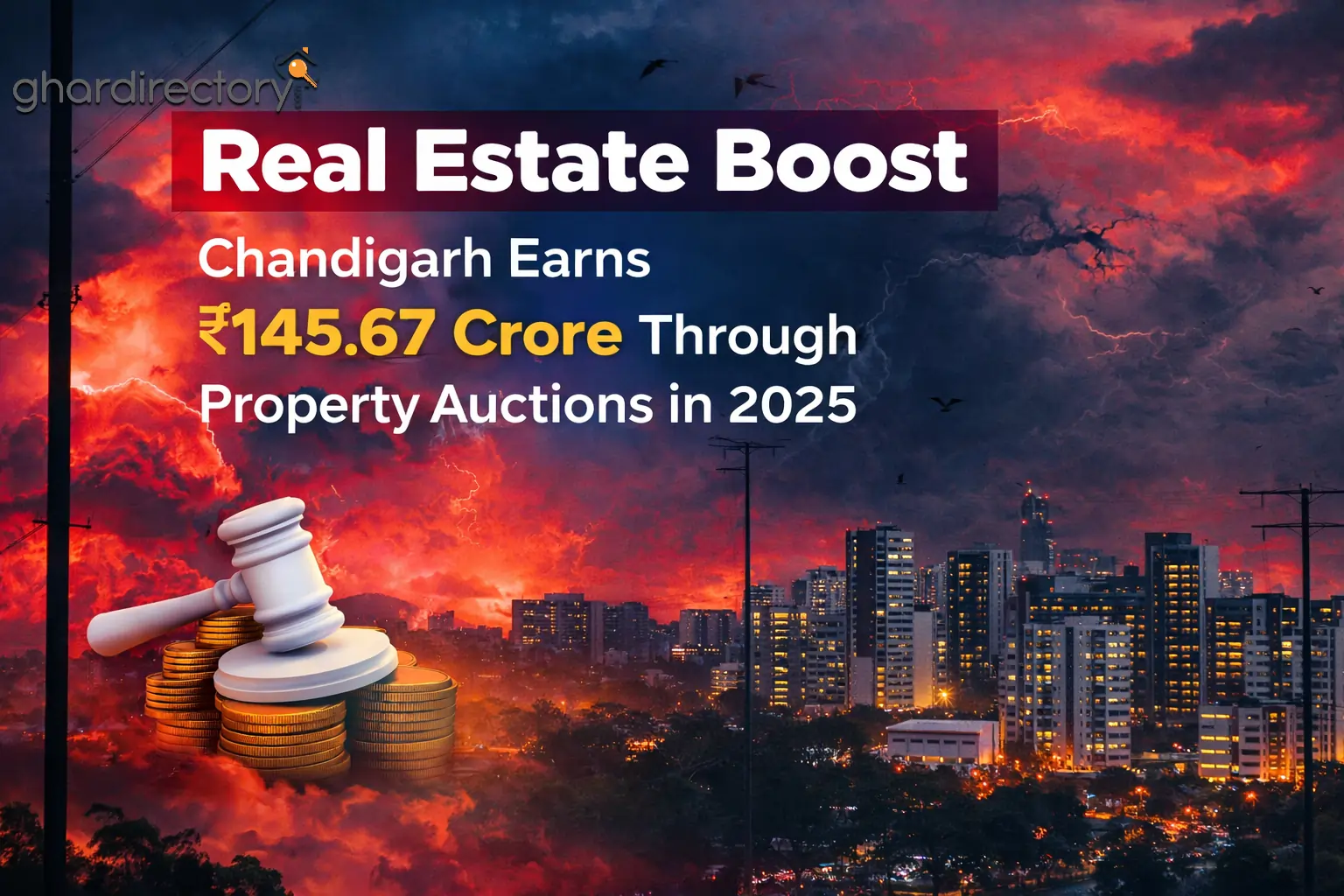 Real Estate Boost: Chandigarh Earns ₹145.67 Crore Through Property ...